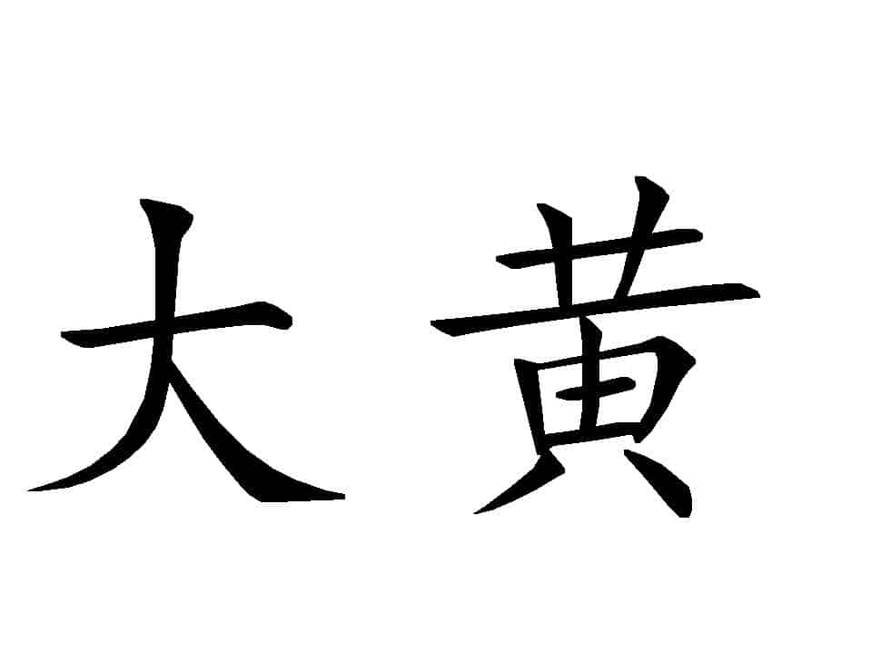 Radix et Rhizoma Rhei, Da Huang gegen Blutungen